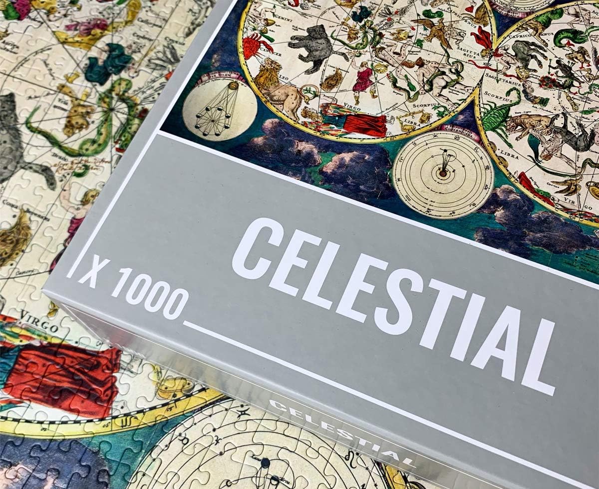Cloudberries Celestial Star Map – Premium, 1000-piece Jigsaw Puzzle for ...