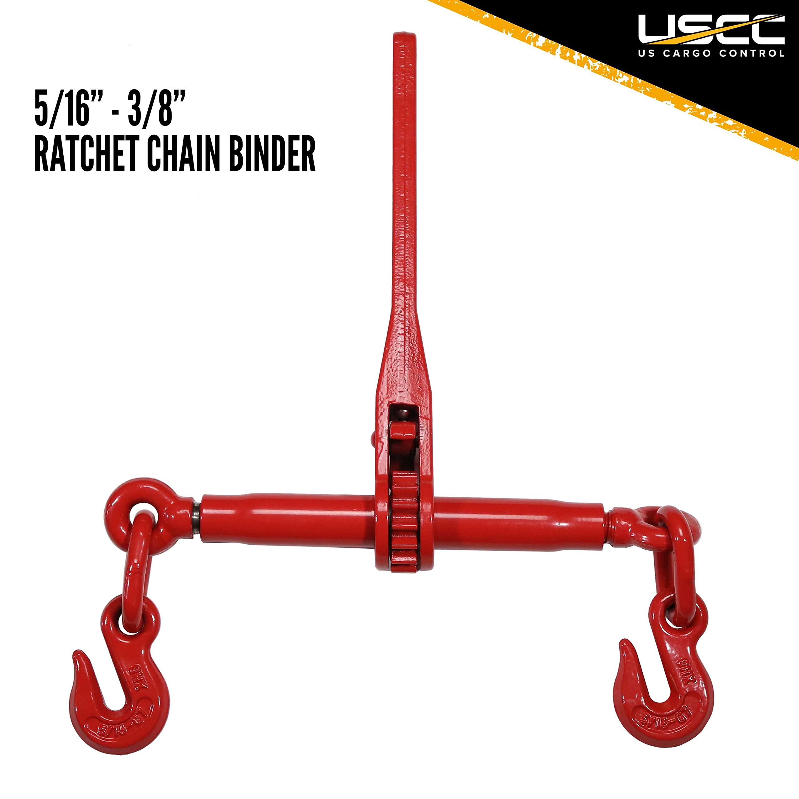 US Cargo Control Chain And Ratchet Binder Set- 5/16 Inch X 20 Foot ...
