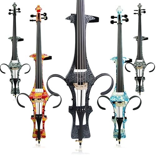 Leeche Handmade Professional Solid Wood Electric Cello 4/4 Full Size ...