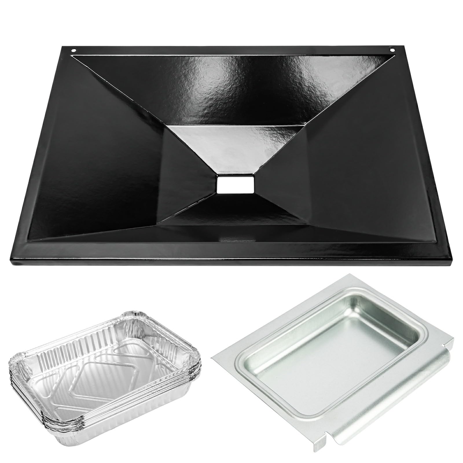 Uniflasy 66036 Grease Tray with 67047 Catch Pan for Weber Genesis II ...