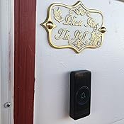 Amazon.com: The Metal Foundry Please Ring The Bell Brass Door Sign ...