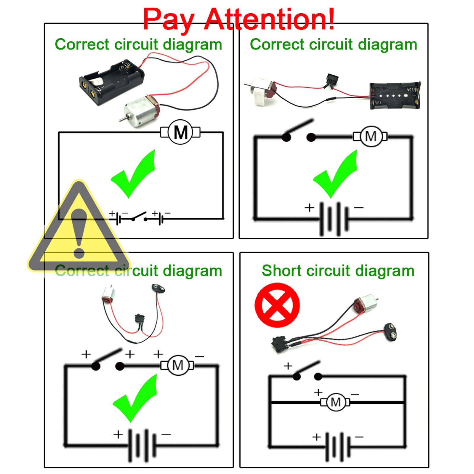 Mua 18 Set DC Motors Kit, Mini Electric Hobby Motor 3V -12V 25000 RPM ...