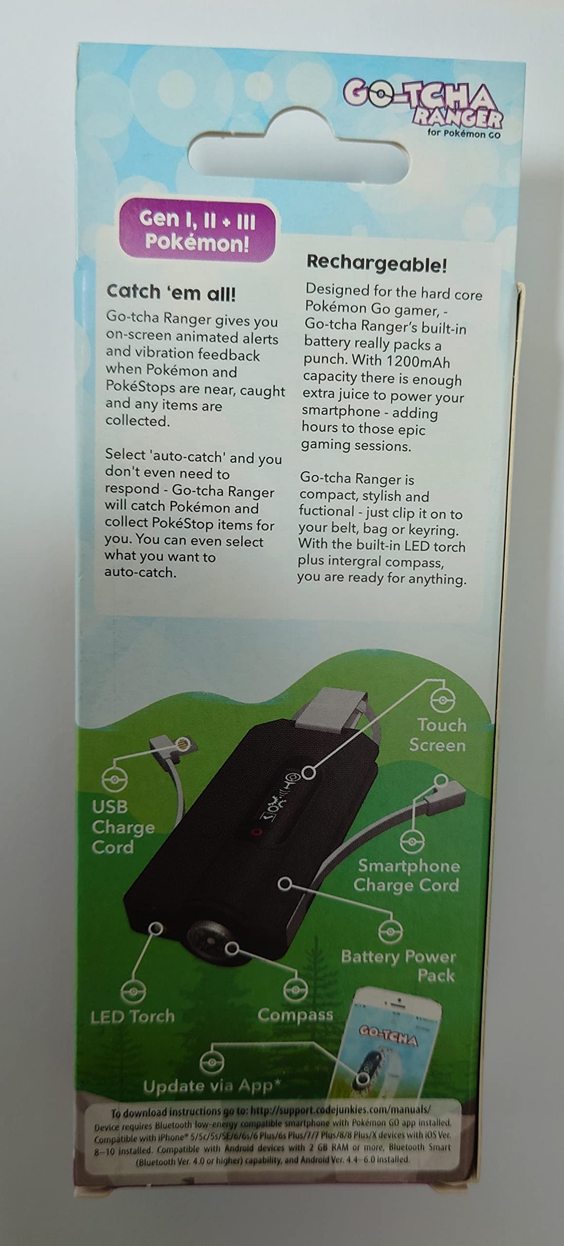 Mua Datel Pokemon: Pokemon Go Go-tcha Ranger - Limited Edition - White ...