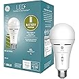 GE Lighting LED+ Backup Battery Light Bulb, Rechargeable, Soft White ...