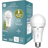 GE Lighting LED+ Backup Battery Light Bulb, Emergency Light Bulb ...