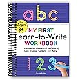 My First Learn to Write Workbook: Practice for Kids with Pen Control ...