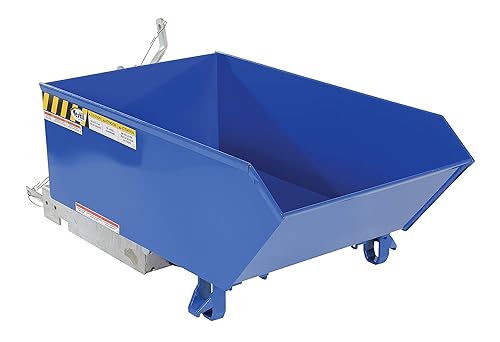 Vestil H-25-HD Steel Heavy Duty Low Profile Self Dumping Hopper 1/4 ...