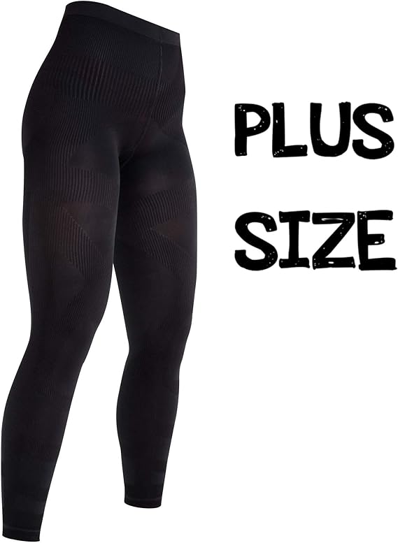 HOYISOX 20-30 mmHg Compression Tights for Women, Seamless Legs (Medium ...