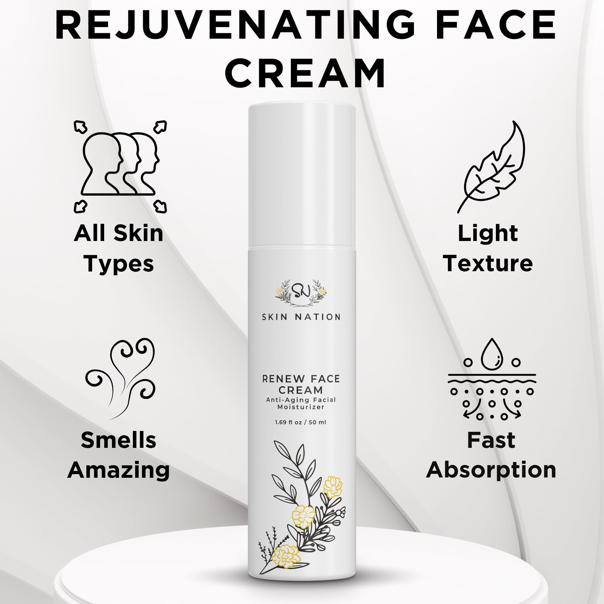 Mua Renewing and Rejuvenating Moisturizer Face Cream Enriched with ...