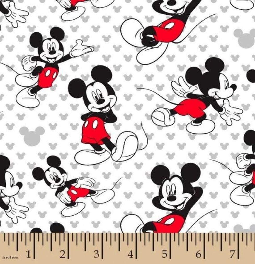 Mickey and Minnie Mouse Fabric Mickey and Minnie Fabric Fabric By the ...