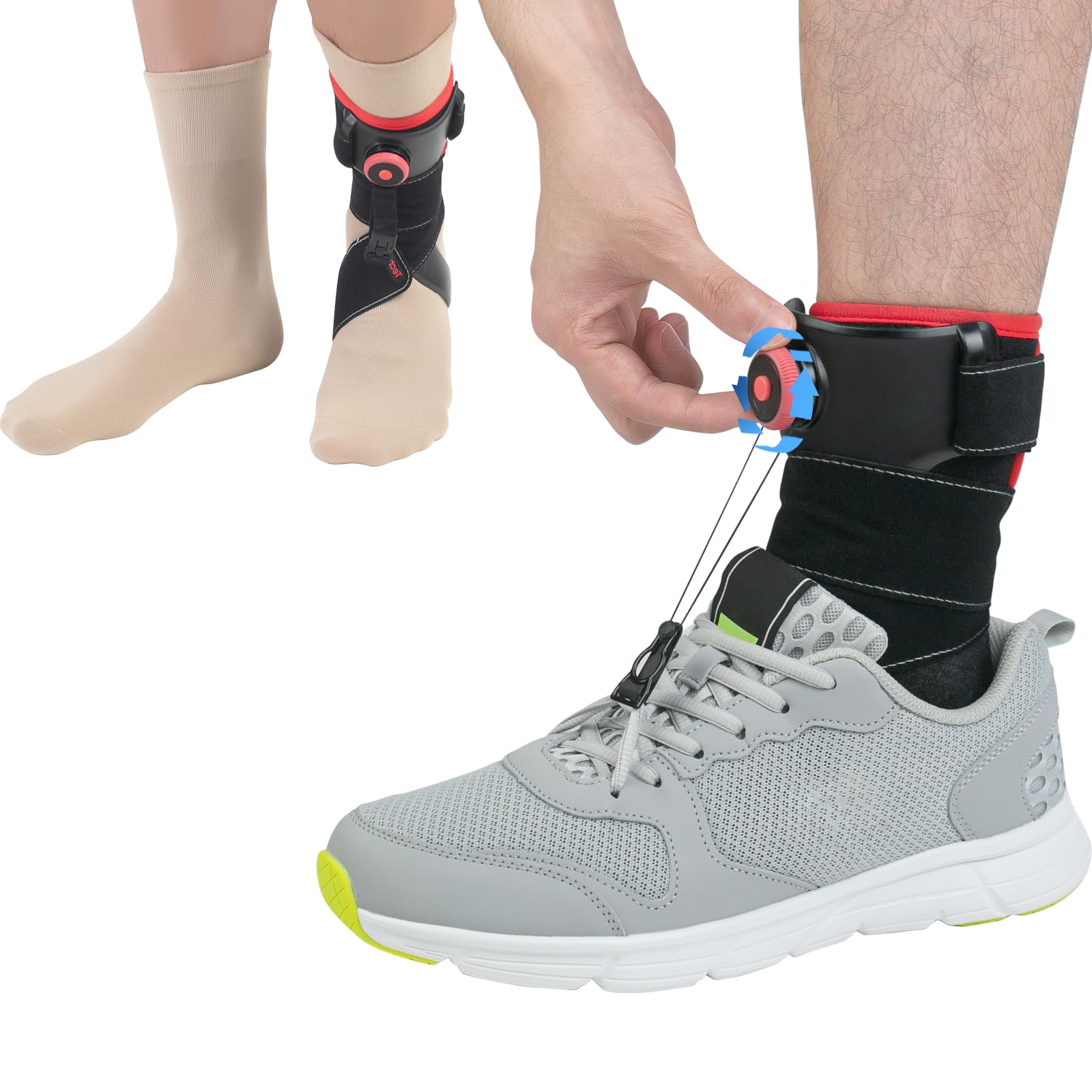 Tech Love AFO Foot Drop Brace -Patented Adjustable Drop Foot Brace Foot ...