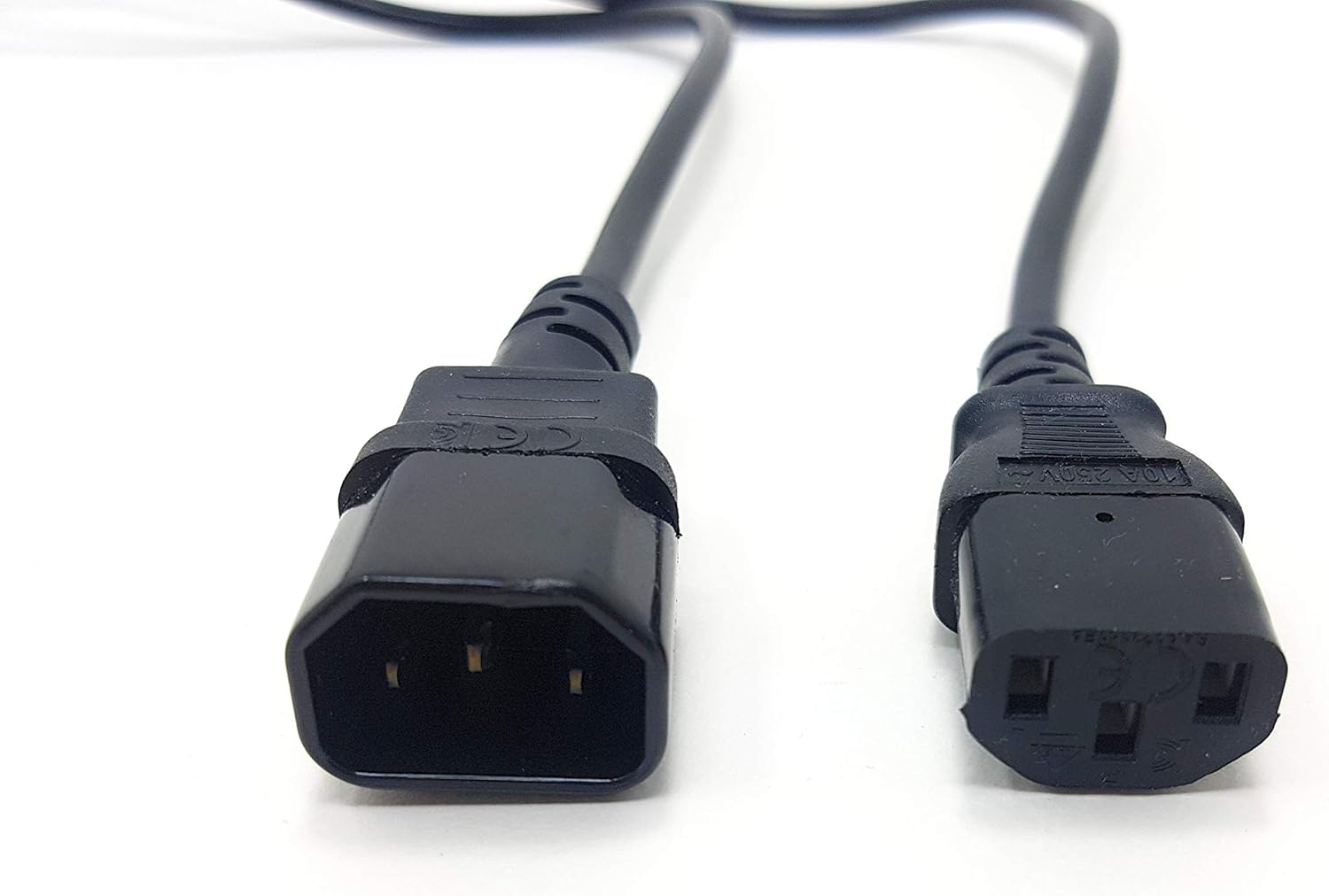 MainCore 50cm C14 to C13 Power Extension Cable IEC: Amazon.co.uk ...