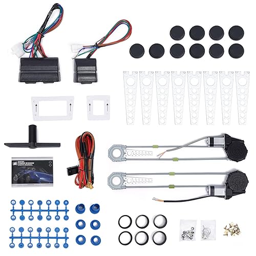 Universal Electric Power Window Lift Regulator Conversion Kit with ...