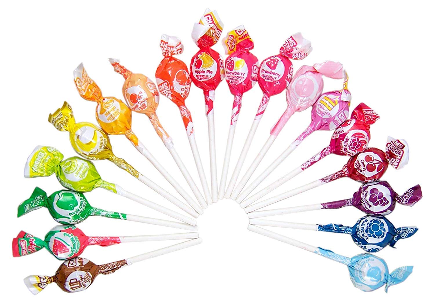 Mua Charms Mini Pops Assorted Flavor Candy Lollipops, 101 Pops trên ...