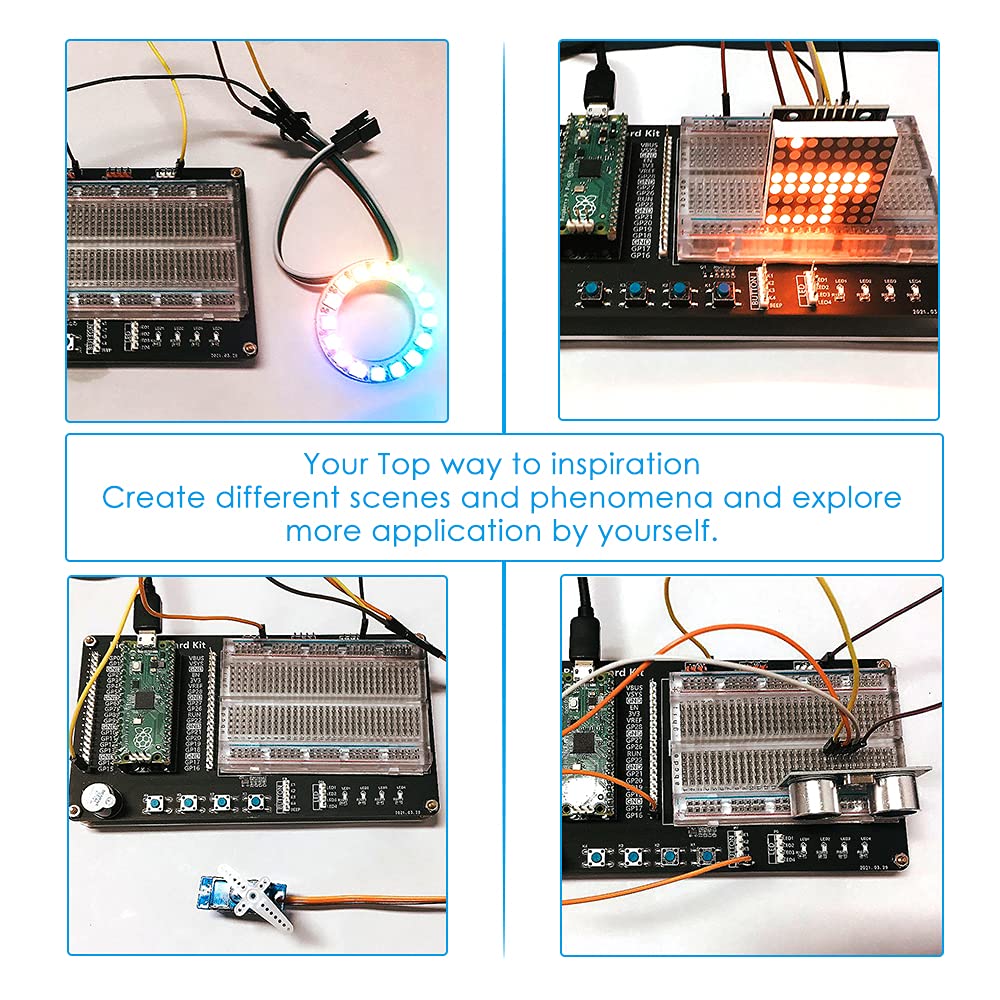 Mua Geeekpi Raspberry Pi Pico Micro Python Programing Kit With Raspberry Pi Pico Breadboard
