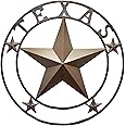 Amazon.com: BestGiftEver Texas Star 24" Metal Wall Hanging Decoration ...