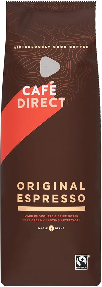 Cafédirect Fairtrade Espresso Beans 1kg: Amazon.co.uk: Grocery
