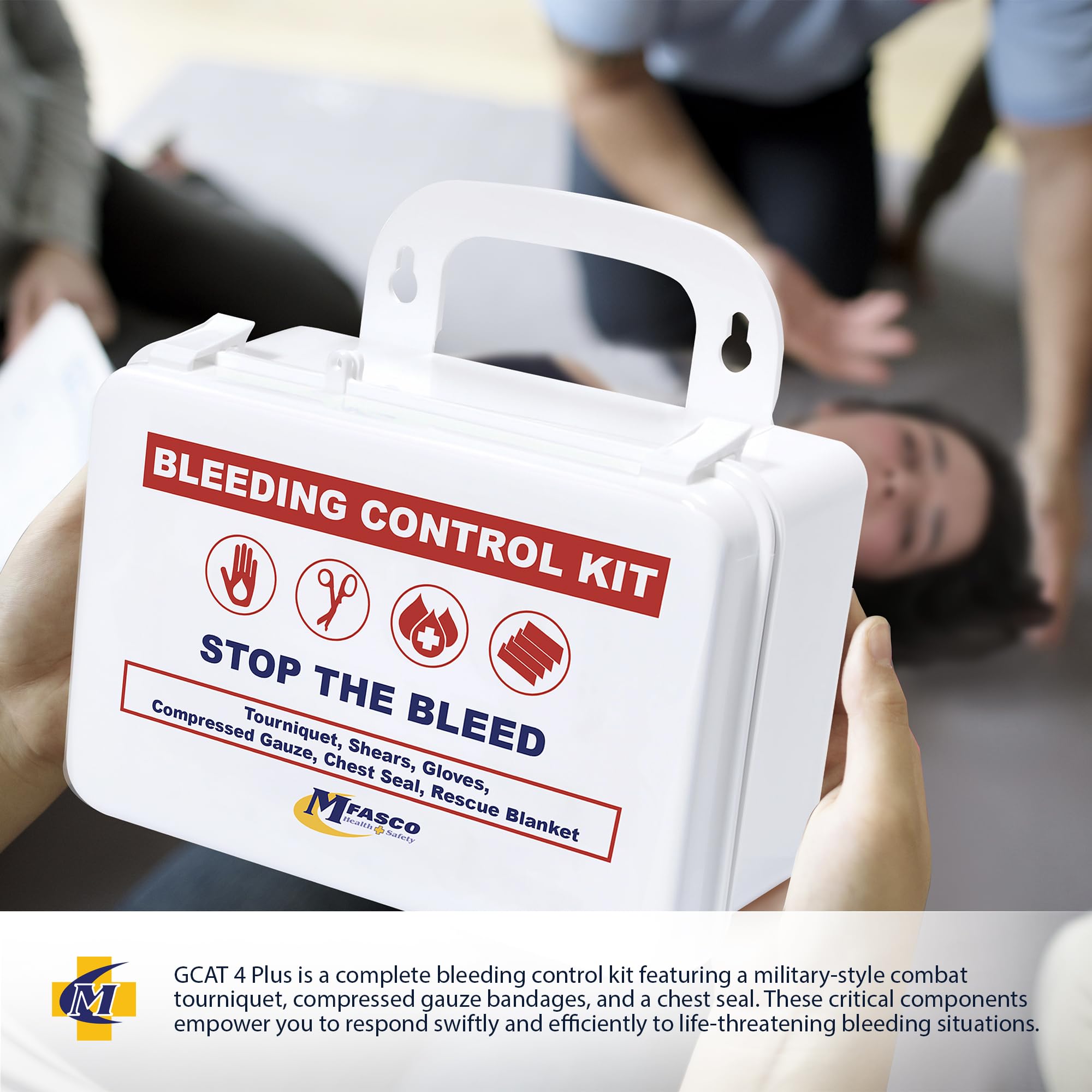 Mua MFASCO Bleeding Control Kit, Compressed Gauze, Chest Seal, Portable ...