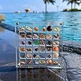 Amazon.com: Acrylic Magnetic Seashell Display Box, 36/64/100 Grids Clear Acrylic Seashell ...