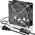 Amazon.com: GDSTIME EC Cooling Fan, 120mm Fan, 120mm 38mm AC 110V 115V 120V 220V 240V, Dual Ball ...