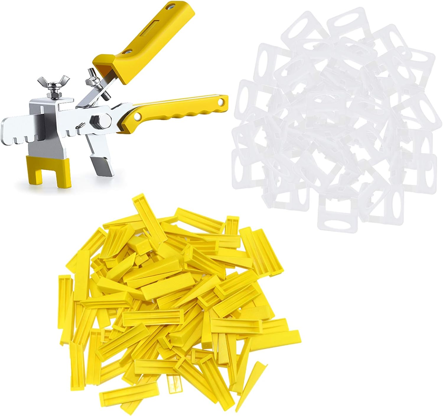 Storystore Tile Leveling System 3mm Tile Spacers 300Pcs Plus Reusable ...