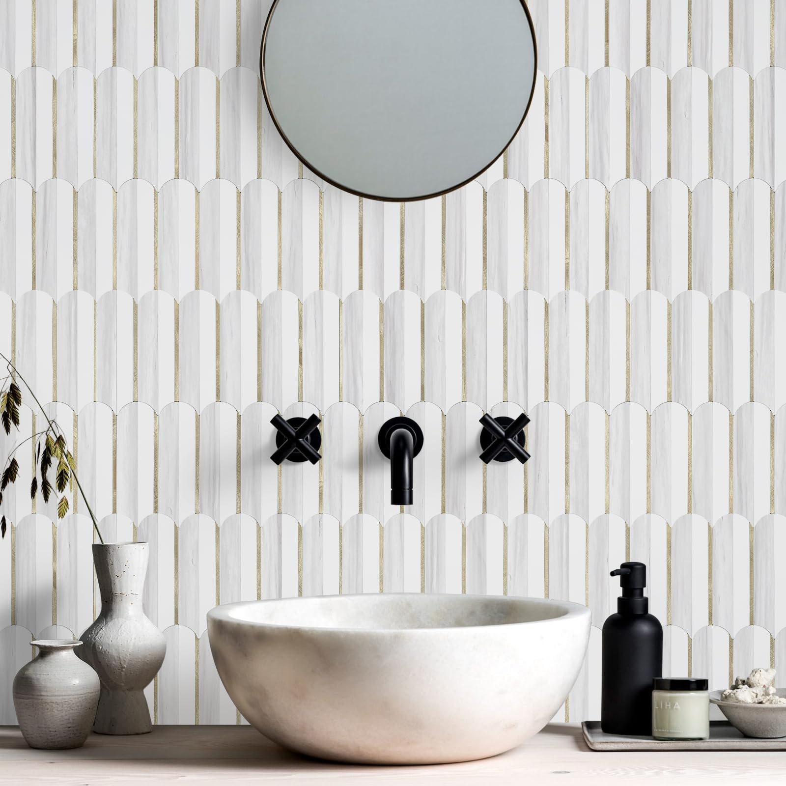 Vamos Tile Peel and Stick Backsplash Seamless Tile,10-Sheet Stick on ...