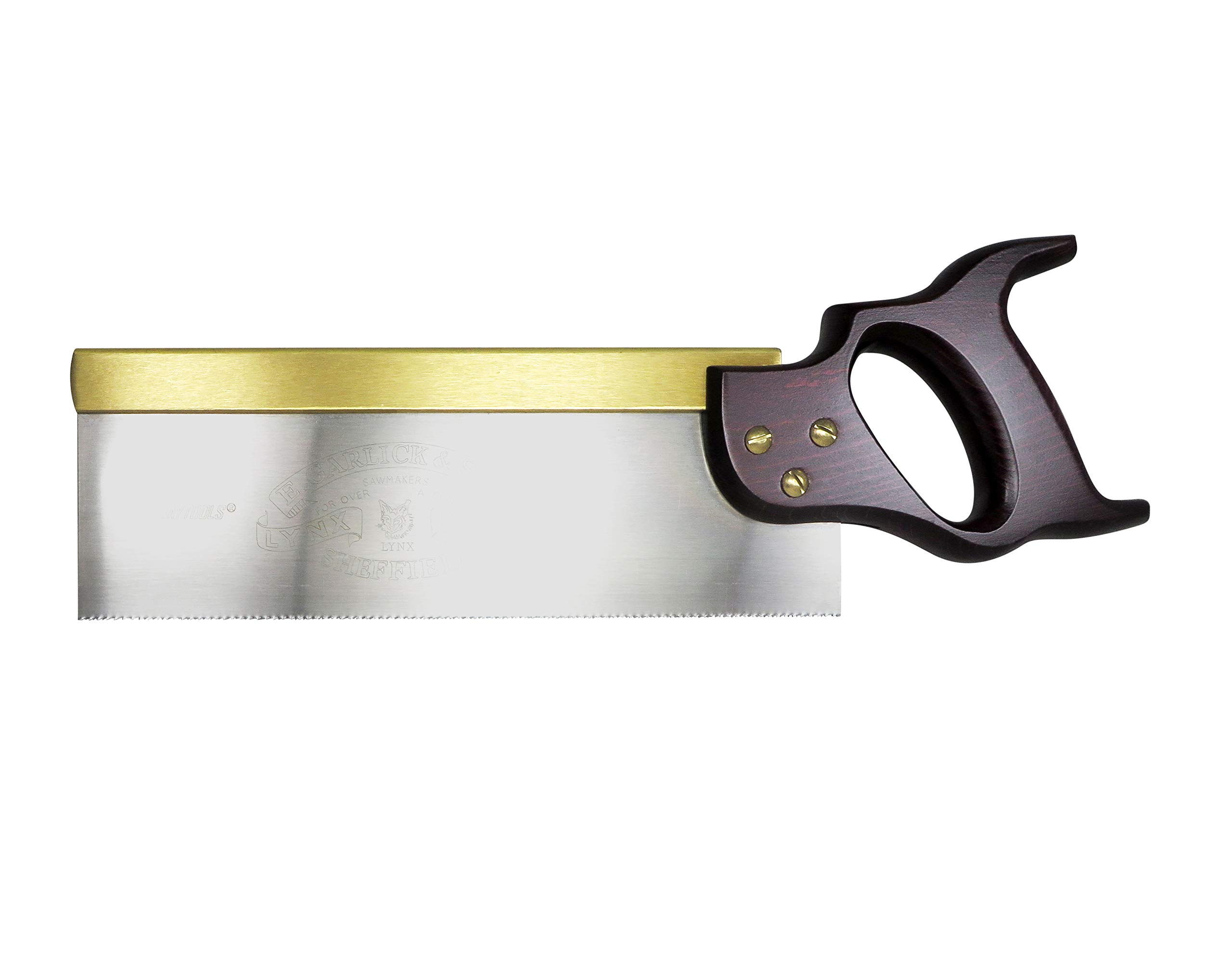 Taytools Lynx Thomas Flinn British 14 Inch Tenon Saw with Stained Beech ...