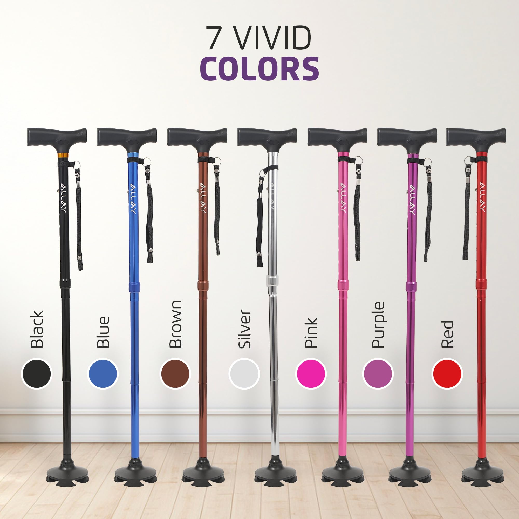 Mua Allay Walking Cane for Men & Women - Foldable, Adjustable ...