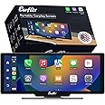 Amazon.com: Carflix Portable Wireless CarPlay Screen for Car - 10.26 ...