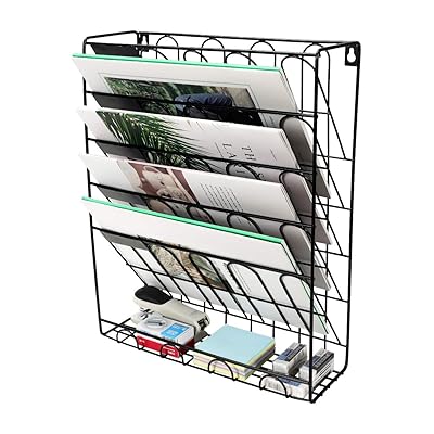 Superbpag Hanging Wall File Organizer, 5 Slot Wire Nepal | Ubuy