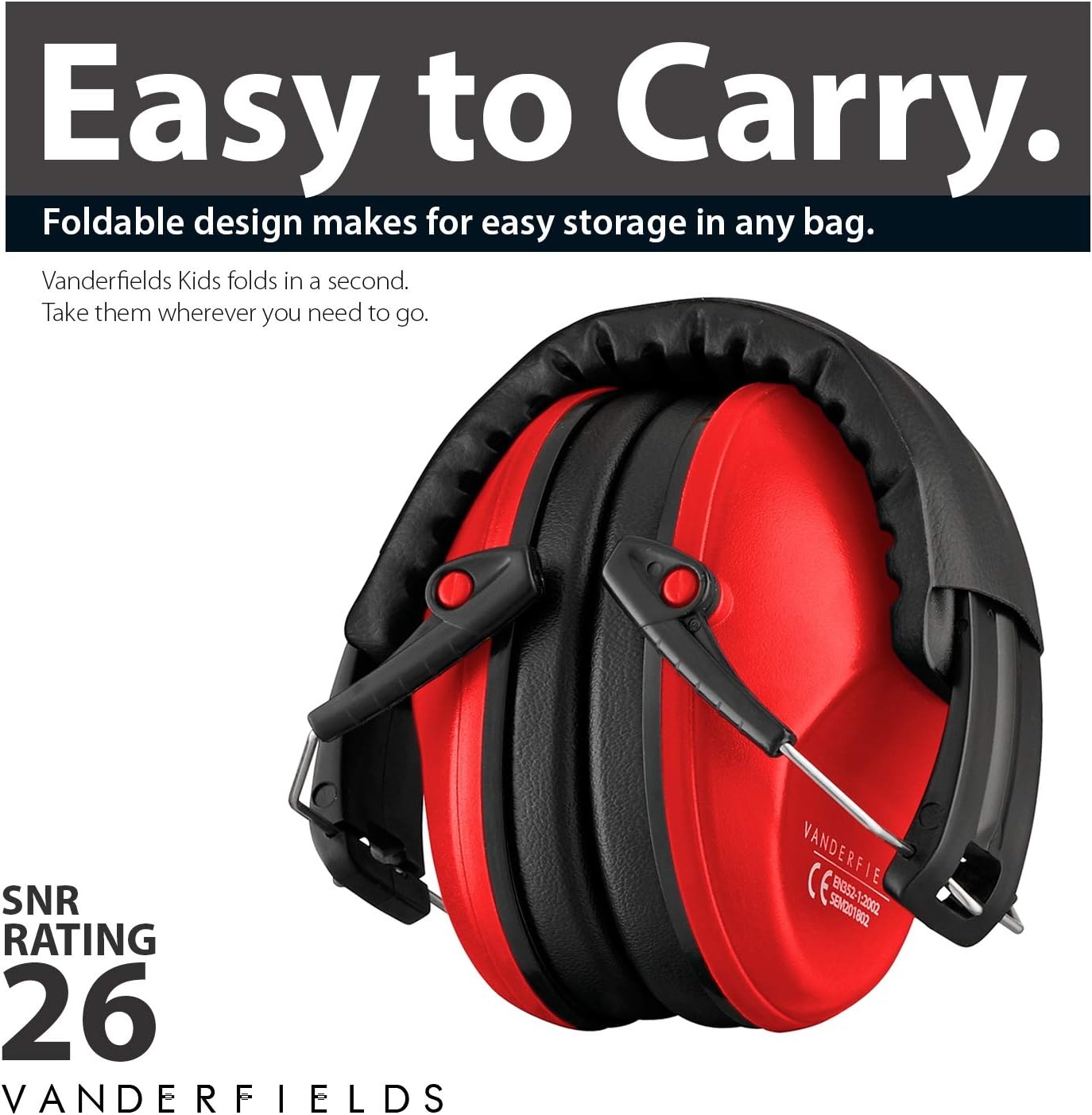 Hearing Protection Ear Defenders for Small Adults Women Foldable Design ...