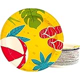 Amazon.com: Paper Plates - 60-Count Small Disposable Colorful Cute ...