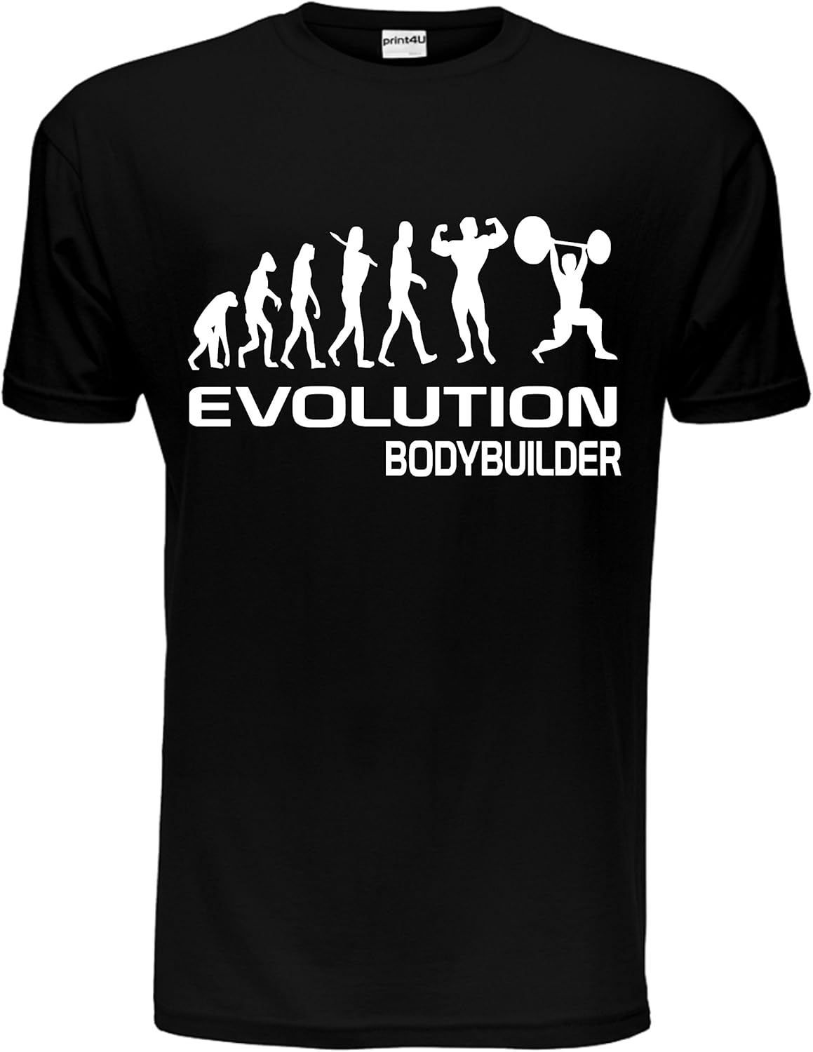 Evolution of Bodybuilding Workout Mens T Shirt Size S-XXL: Amazon.co.uk ...