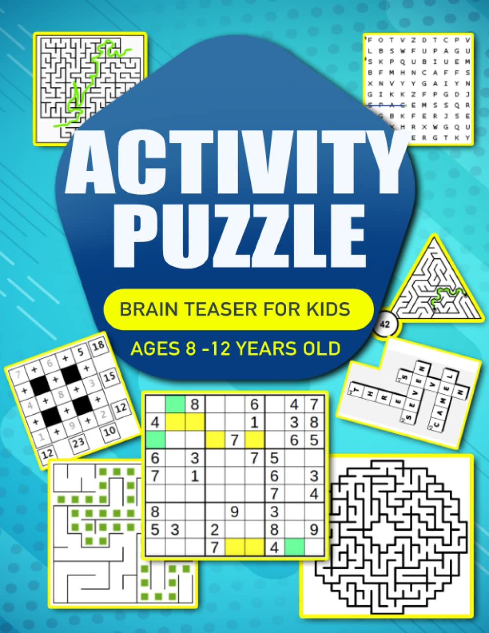 Mua Activity Puzzle Brain Teaser for Kids Ages 8-12 Years Old: Mazes ...