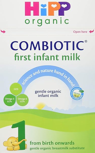 HiPP Organic Combiotic First Infant Milk 1 From Birth Onwards (Case of 4 x 800g boxes): Amazon ...