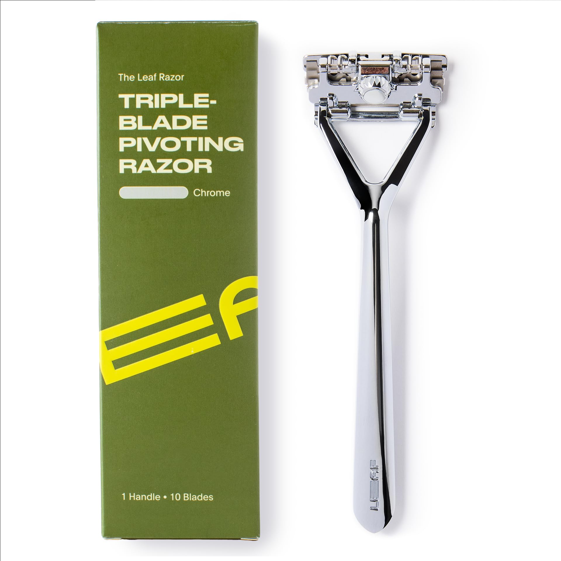 Mua Leaf Shave | Leaf Razor, All-Metal Safety Shaver with Pivoting Head ...