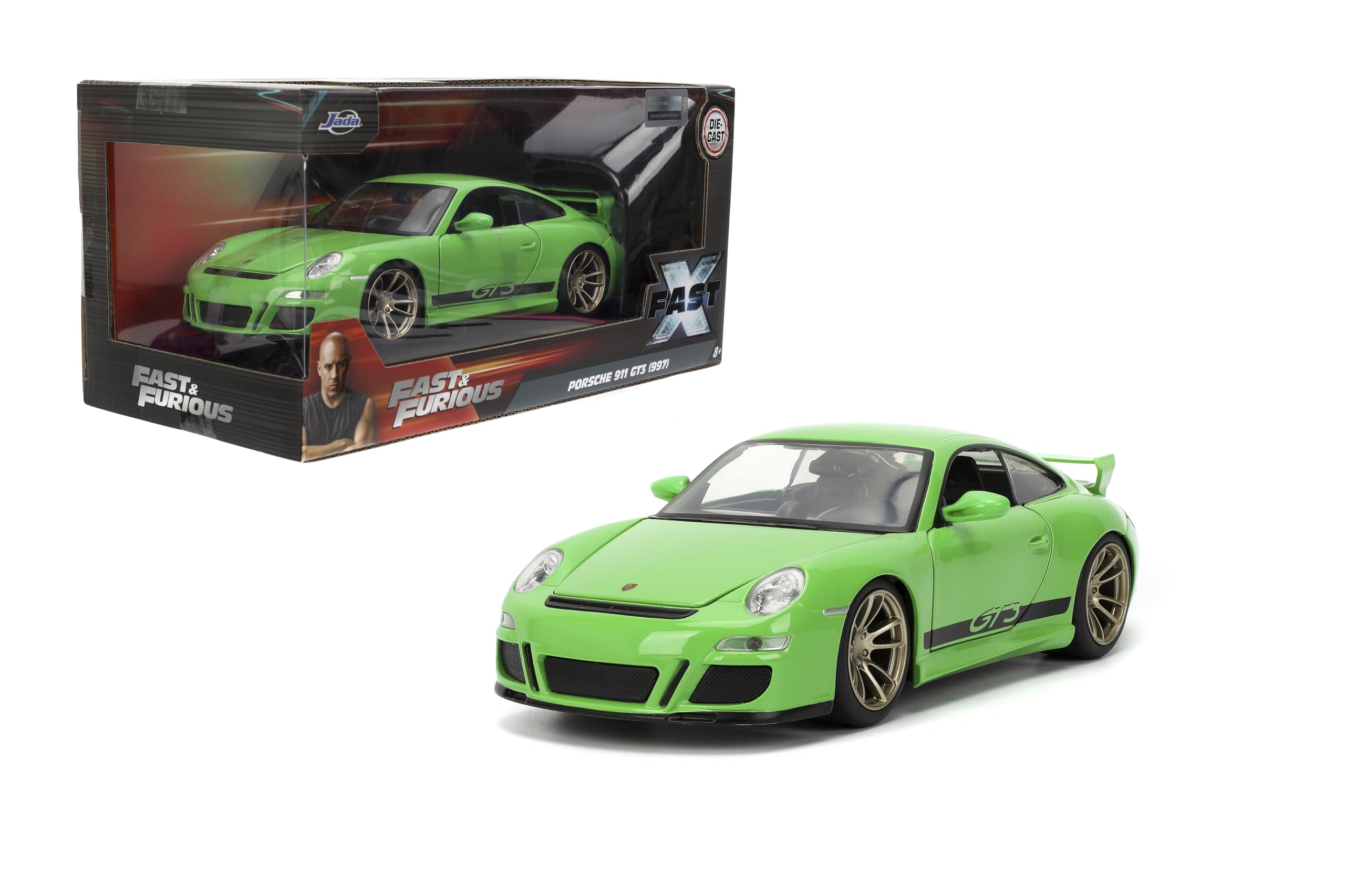 Jada Toys Fast & Furious 1:24 Scale Die-Cast 2007 Porsche 911 GT3 ...