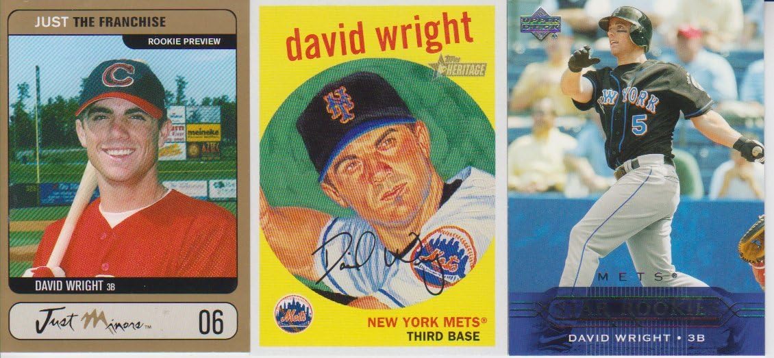 David Wright 3 Card Lot Just Minors + Star Rookie at Amazon's Sports ...
