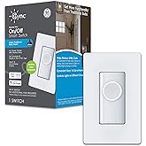 GE CYNC Smart Light Switch, Toggle Style, Neutral Wire Required ...