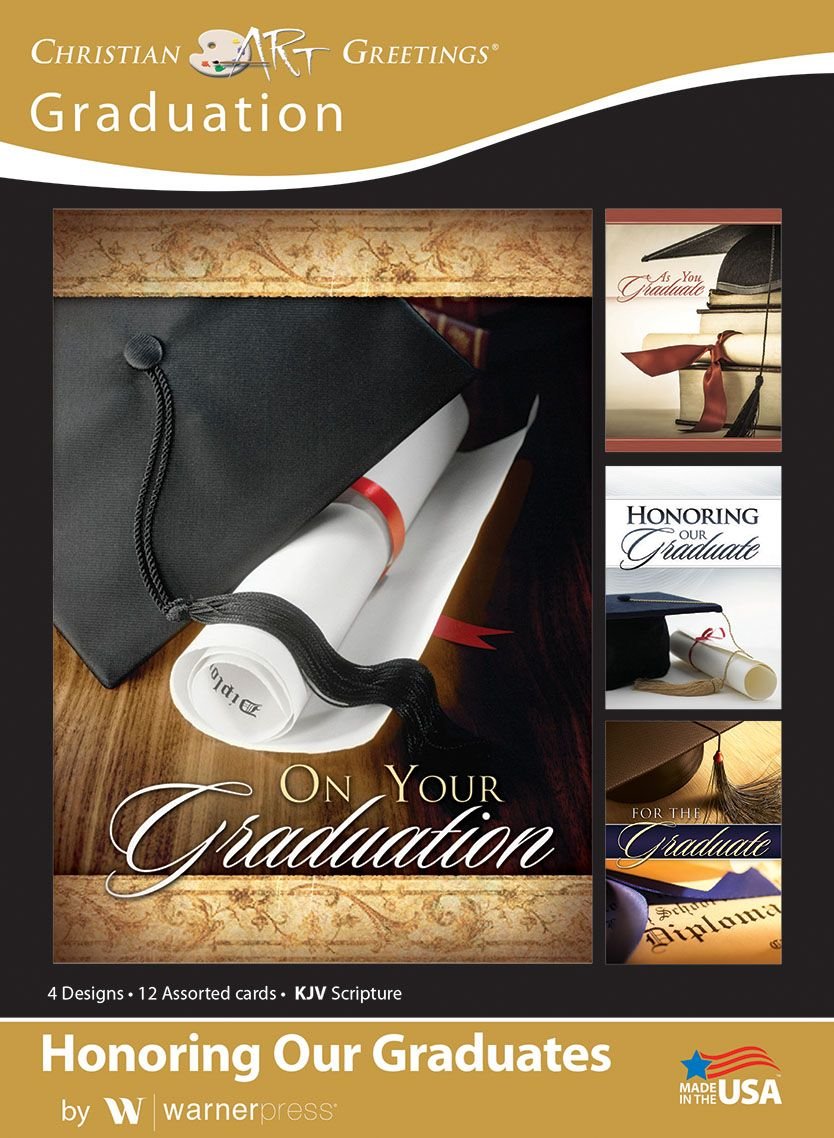 Amazon.com : Honoring Our Graduates - Graduation Greeting Cards - KJV ...