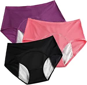 Plus Size Period Panties Menstrual Underwear for Women Heavy Flow High ...