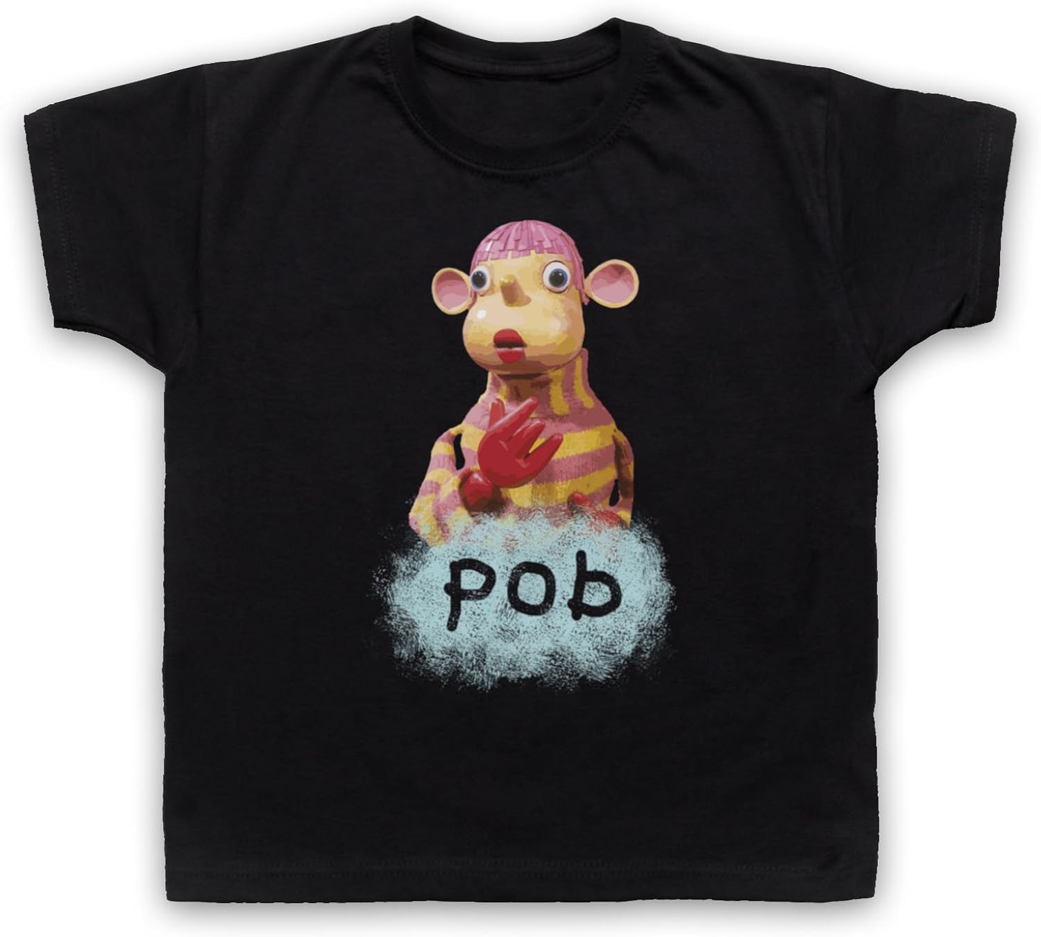 Death To Videodrome POB Kids TV Show Puppet Spit Kids T-Shirt: Amazon ...