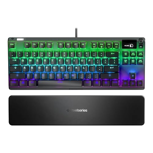 SteelSeries Apex 7 TKL Compact Mechanical Gaming Keyboard – OLED Smart ...
