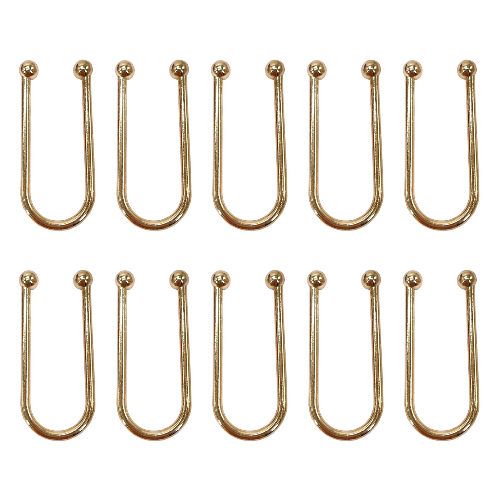 10Pcs Alloy Bikini Clips, Metal U Shape Ring Garment Clasps, Bra/Bikini ...