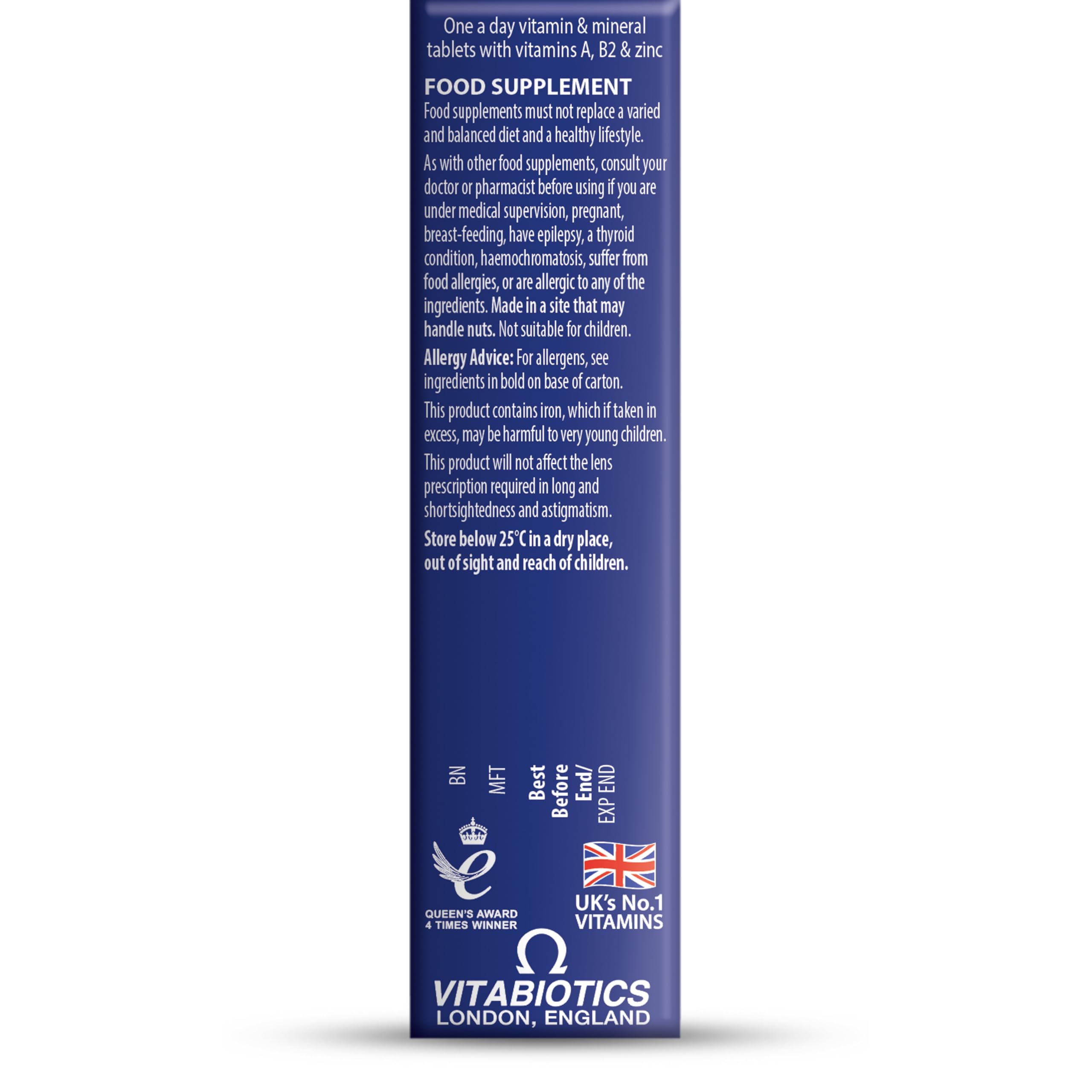 Mua Vitabiotics Visionace Original - Nutritional Multivitamin for ...