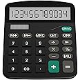 Helect Calculator, Standard Function Desktop Calculator, Black : Amazon ...