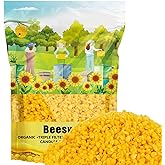 Amazon.com: CARGEN Yellow Beeswax Pellets - 2265g Beeswax Pastilles ...