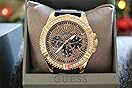 Amazon.com: GUESS Stainless Steel Gold-Tone Crystal Embellished ...