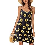 Tanst Sky Womens Sleeveless Adjustable Strappy Sundress Summer Beach ...