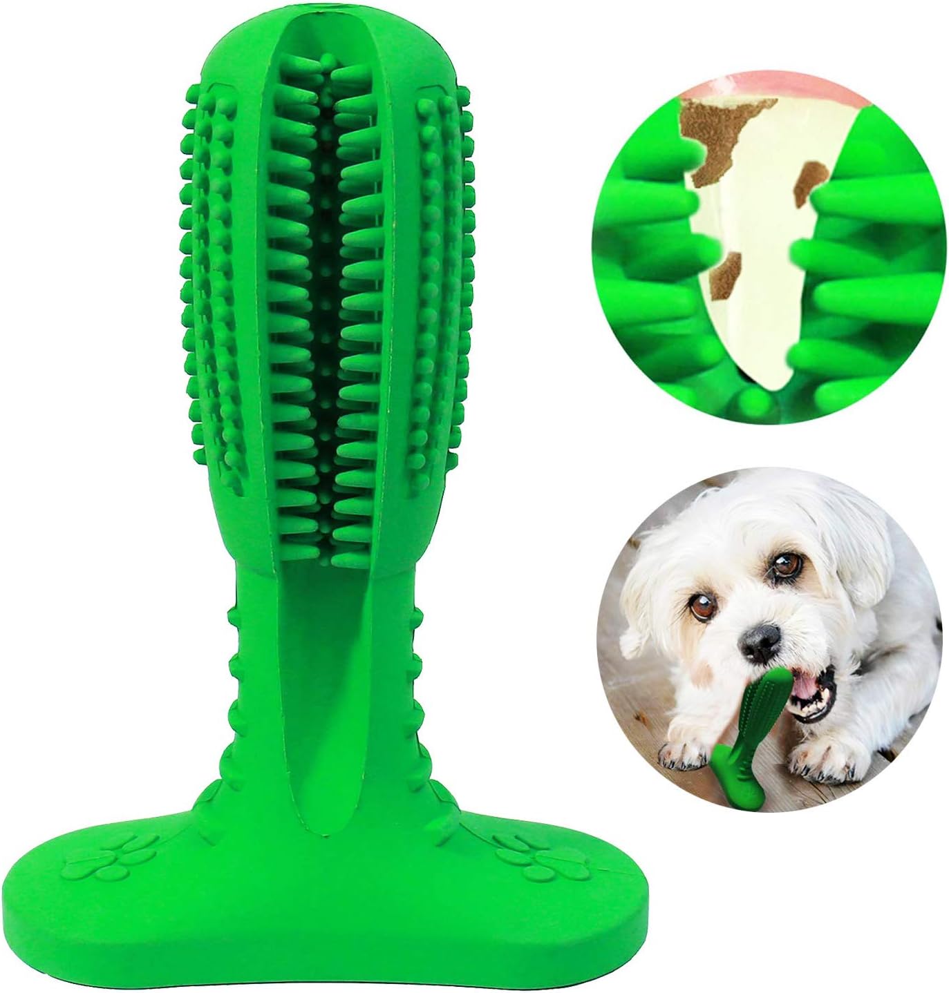 Vivi Bear Dog Toothbrush Stick Food Grade Chew Toys Peppermint Scent ...